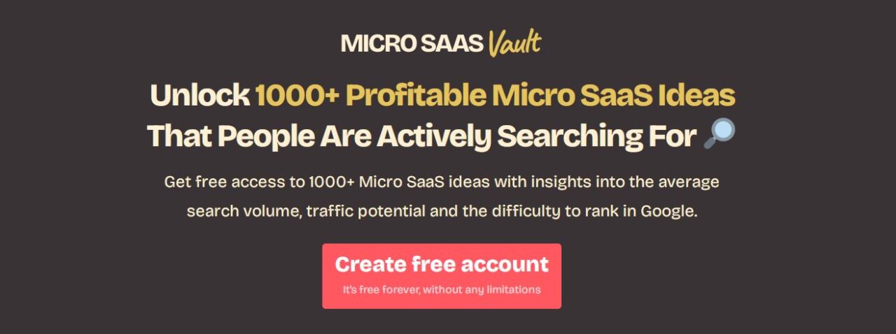 Micro SaaS Vault